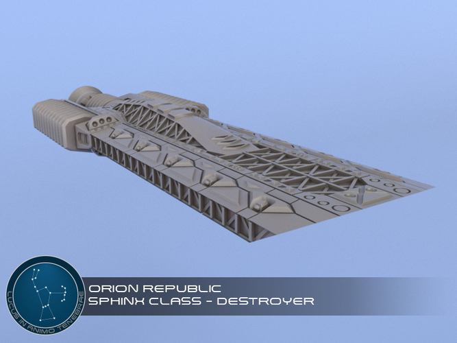 STL-Datei The Orion Republic - Miniature Starships 🦸 ・Design zum ...