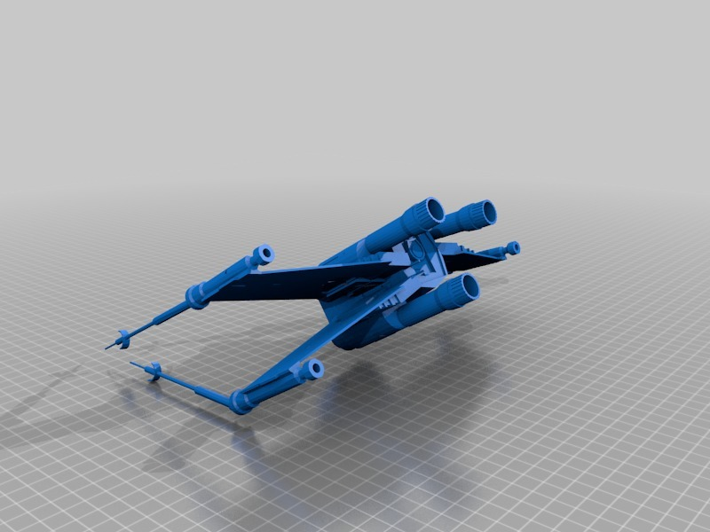 ⭐ Star Wars Legion Terrain: Crashed Fighter・ STL File for ・Cults