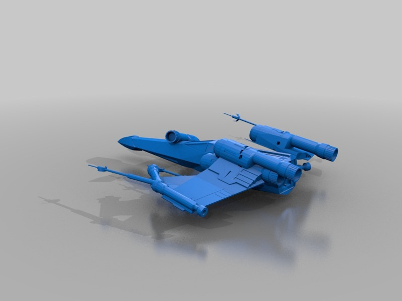⭐ Star Wars Legion Terrain: Crashed Fighter II・ STL File for ・Cults
