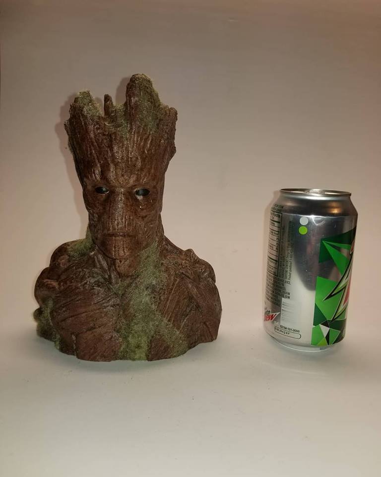 3D printing Groot Bust Sculpture・Cults