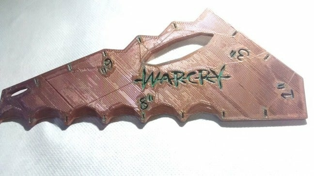 Free STL file Ruler/Gauge for wargame (Warcry) 📏 ・3D printable model to ...