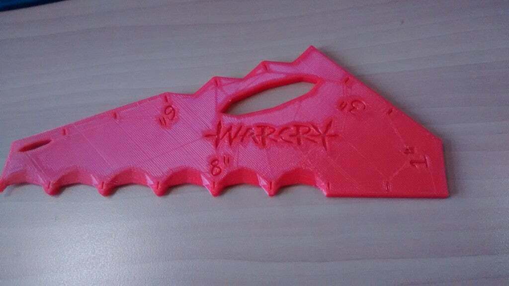 Free STL file Ruler/Gauge for wargame (Warcry) 📏 ・3D printable model to ...