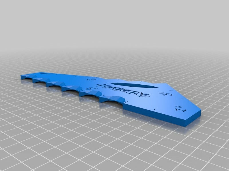 Free STL file Ruler/Gauge for wargame (Warcry) 📏 ・3D printable model to ...