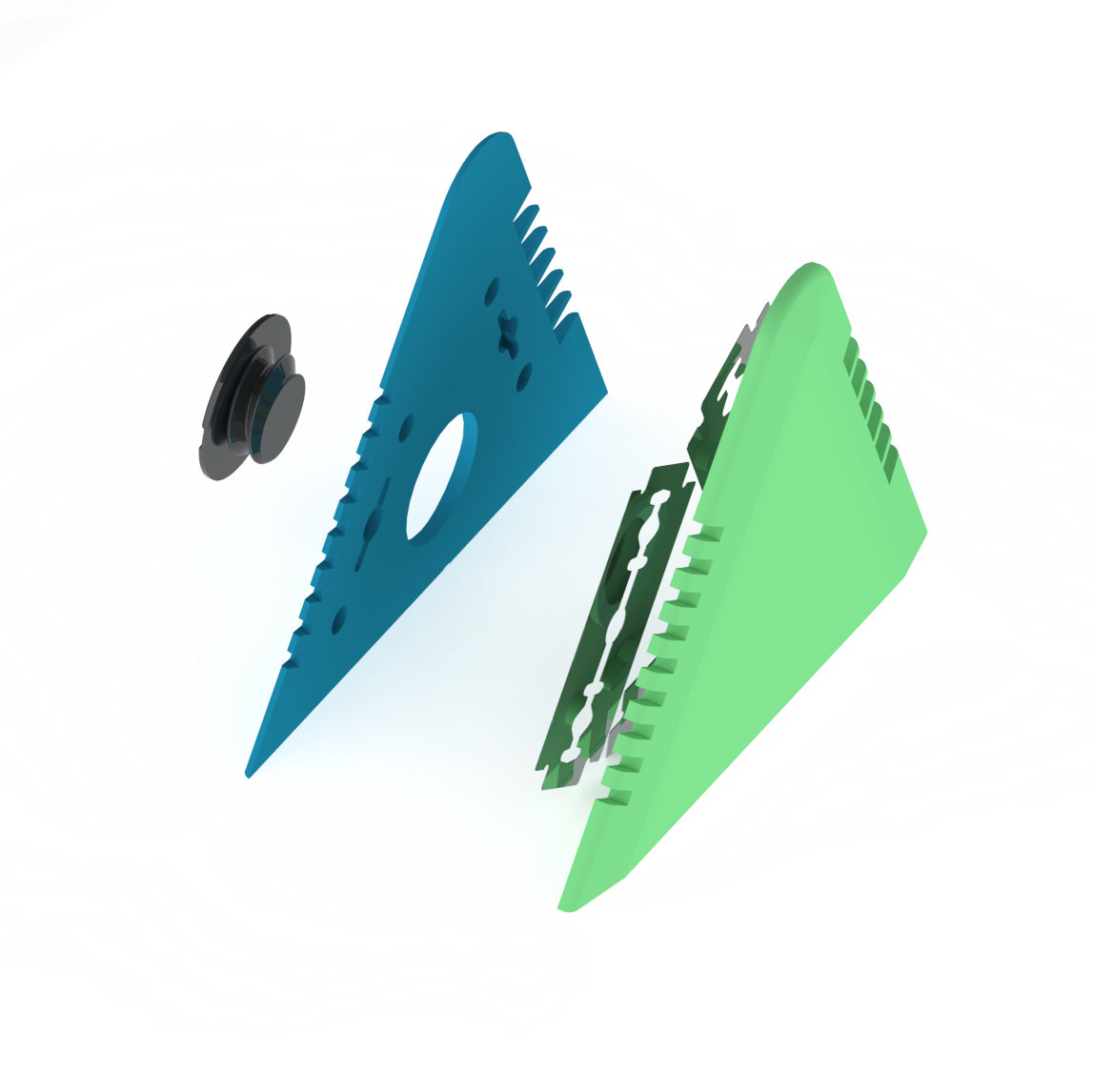 STL file shaving comb 3 IN 1 💇 ・3D printer design to download・Cults