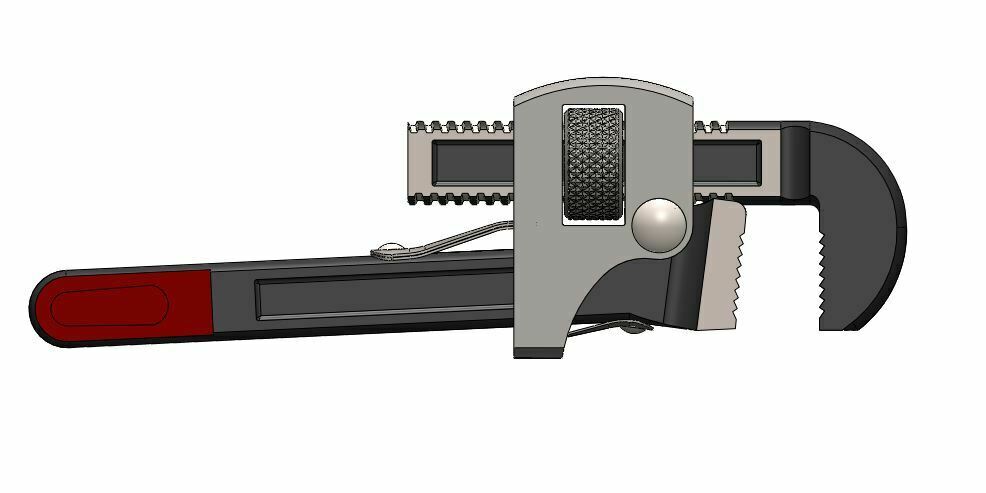 🔧 Pipe wrench・ STL File for ・Cults