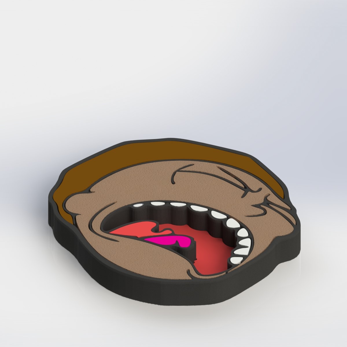 📞 Morty scream - Phone Holder・ STL File for ・Cults