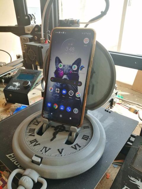 🕰️ Alchemist Clock - Phone Holder・ STL File for 3D printing・Cults