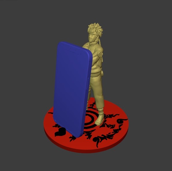📞 Naruto Shippūden - Phone Holder・ STL File for ・Cults