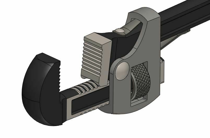 🔧 Pipe wrench・ STL File for ・Cults