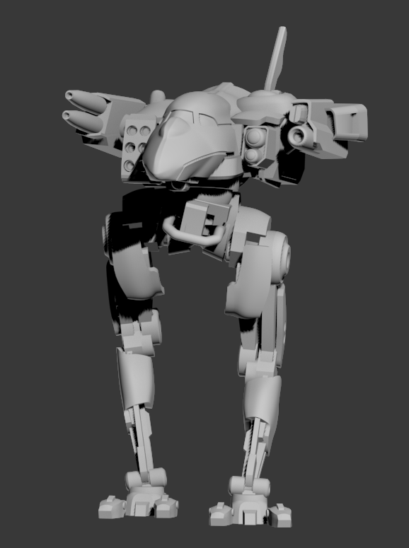 🎲 Scout Mech・Free 3D File for ・Cults