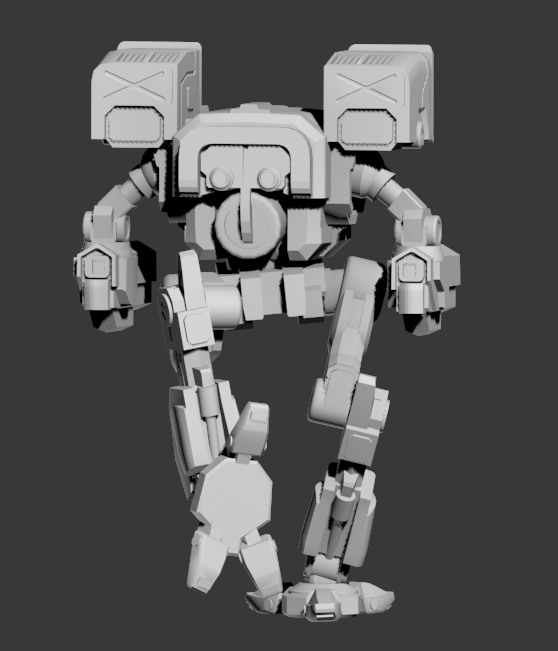 🎲 Heavy Mech・Free 3D File for ・Cults