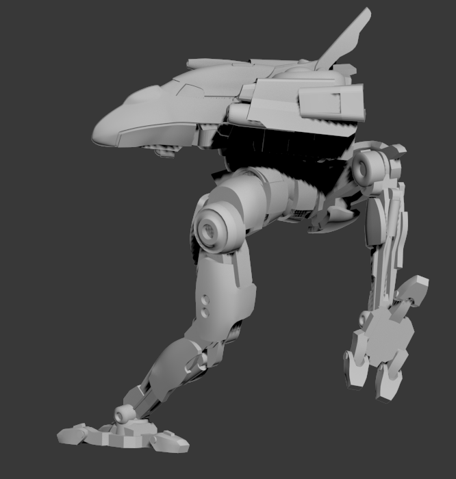 🎲 Scout Mech・Free 3D File for ・Cults