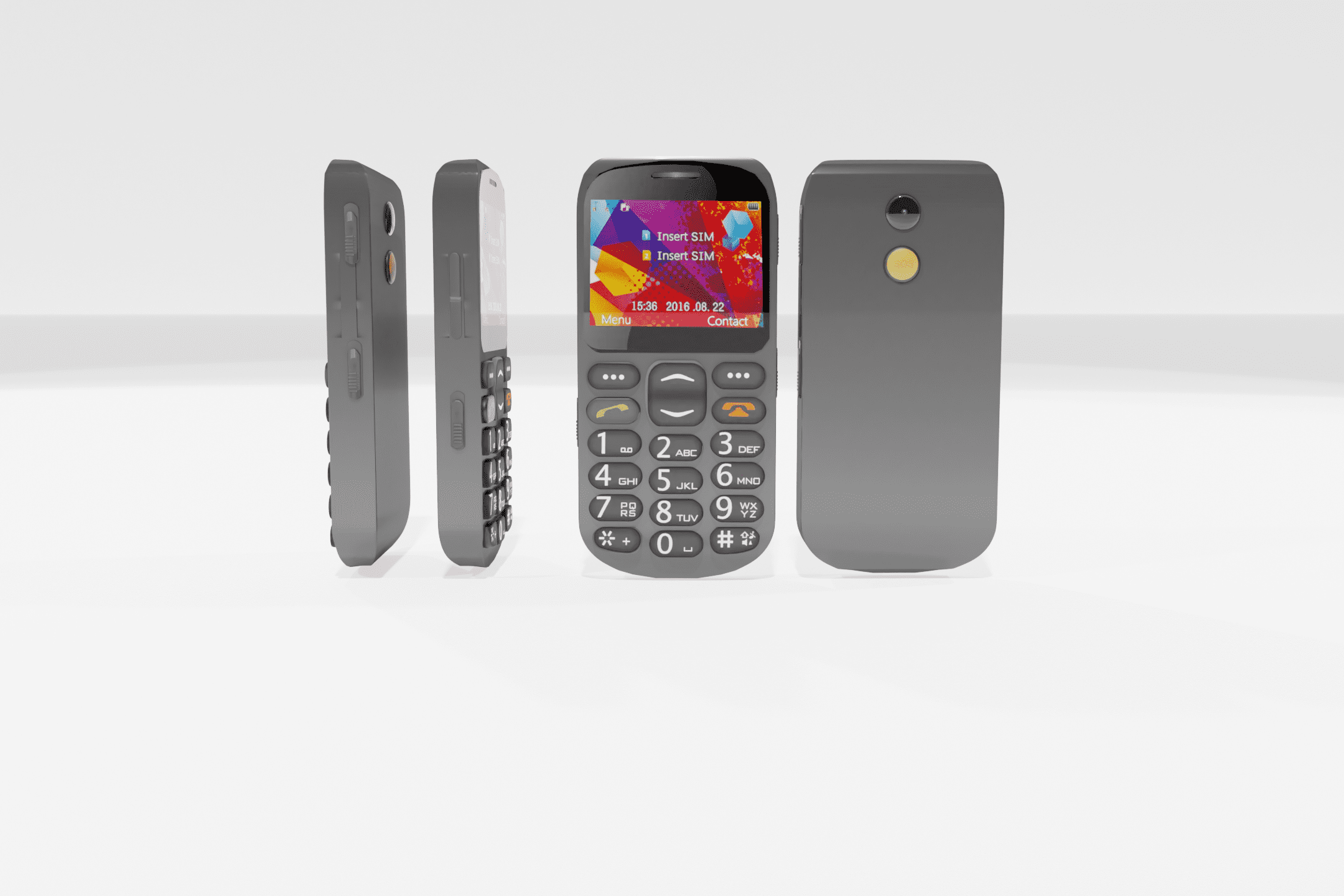 3D file Alba Big Button Phone 📞 ・3D print model to download・Cults