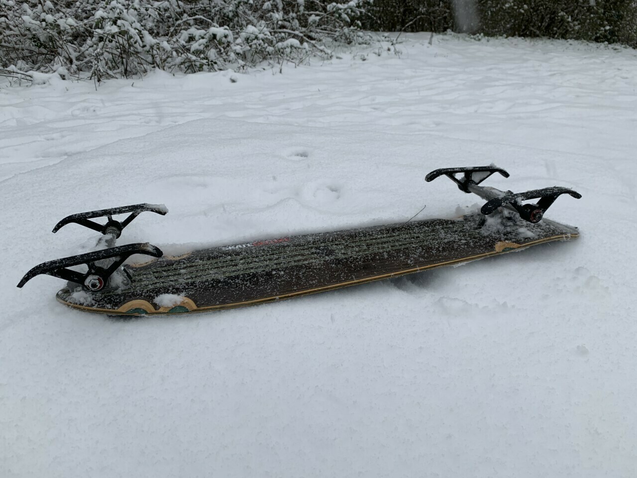 3D printed ski for snow longboard / cruiser skate • made with geeetech ...