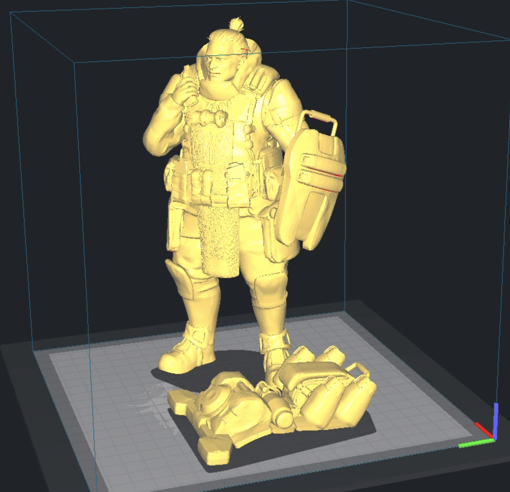 STL file Gibraltar | Apex Legends Model 🇬🇮 (3MF)・3D printing model to ...