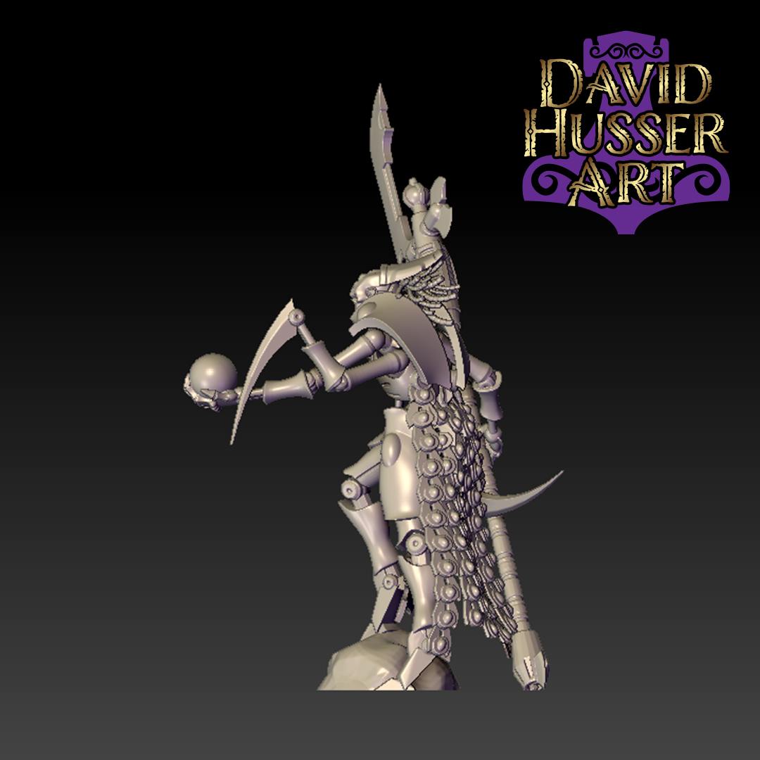 STL file Space Undead Priestess 🛰 ・3D printer model to download・Cults