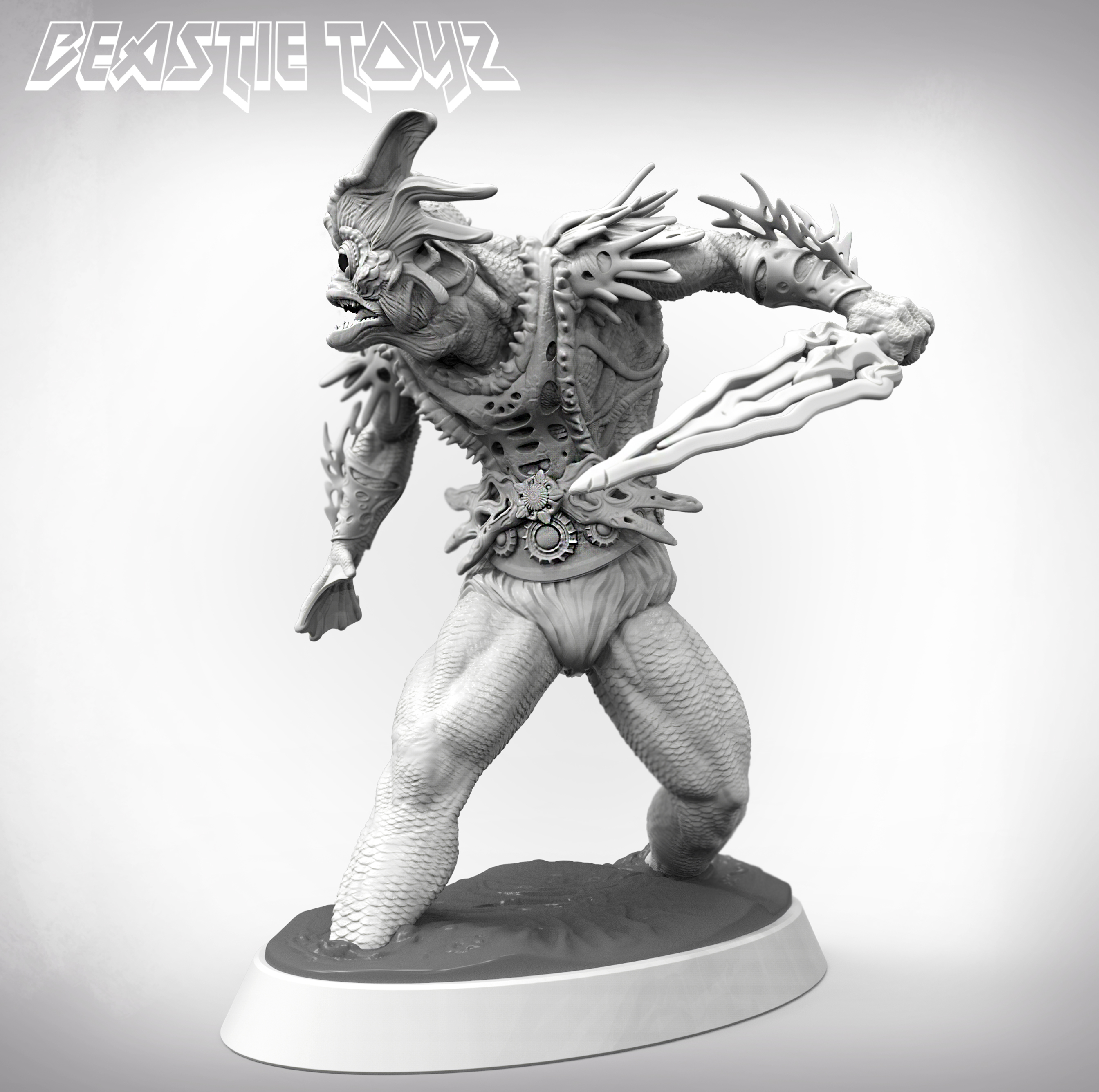 👾 Mer-Man・Free STL File for ・Cults