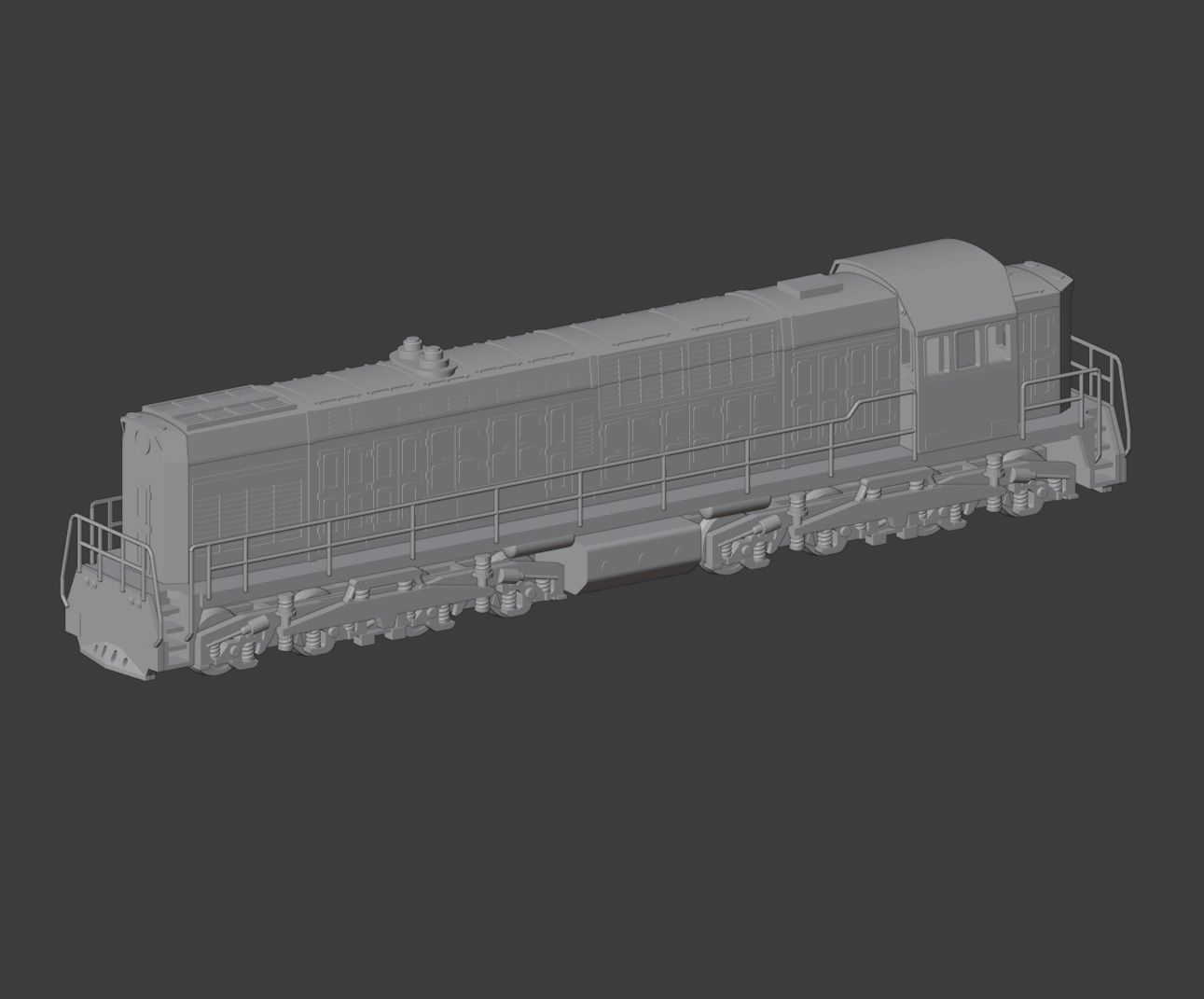 🚂 TEM7 - diesel switcher locomotive・ STL File for ・Cults