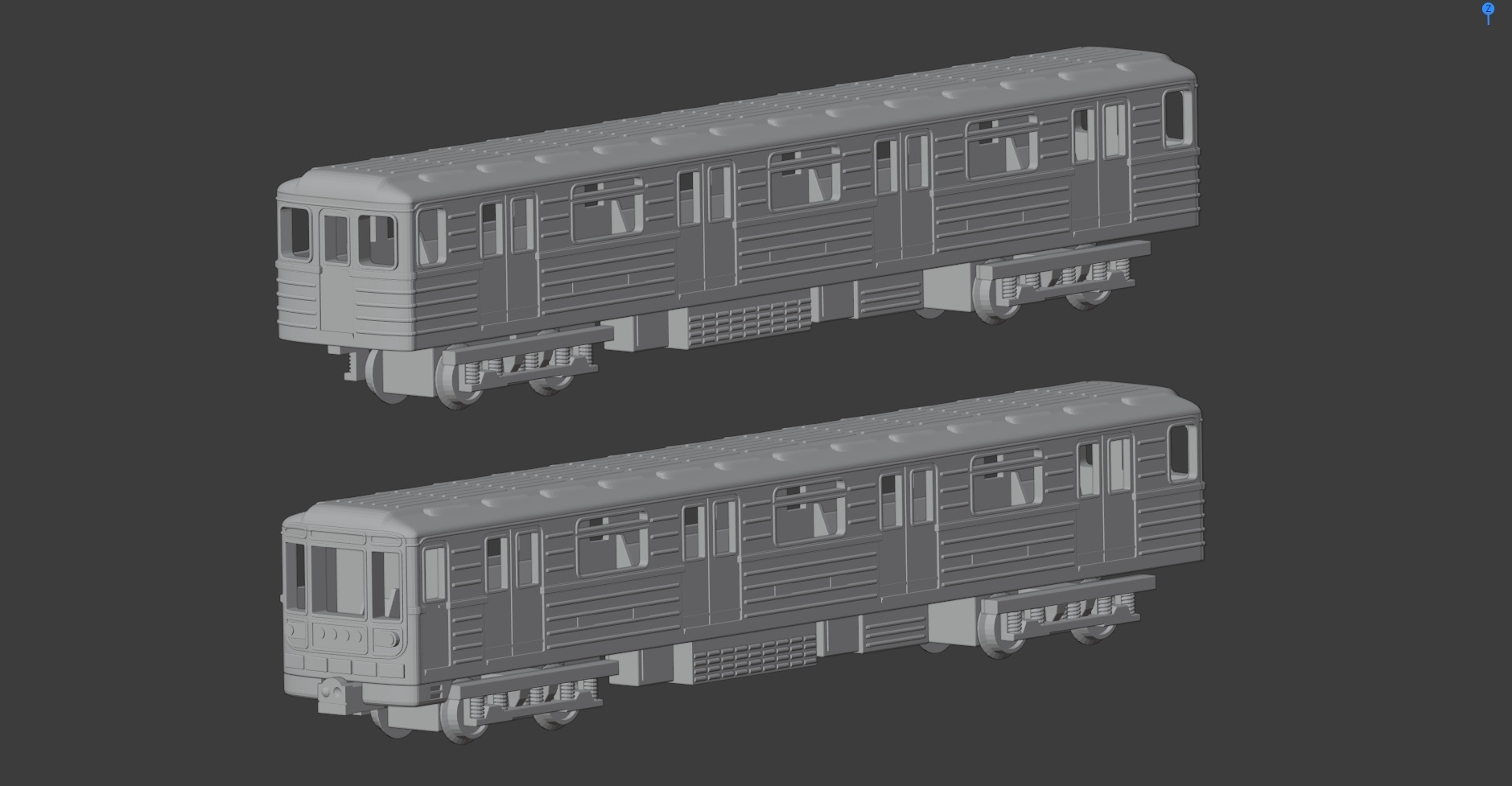 🚇 Russian metro cars 81-717 and 81-714 (scale 1/87)・ 3D File for ・Cults