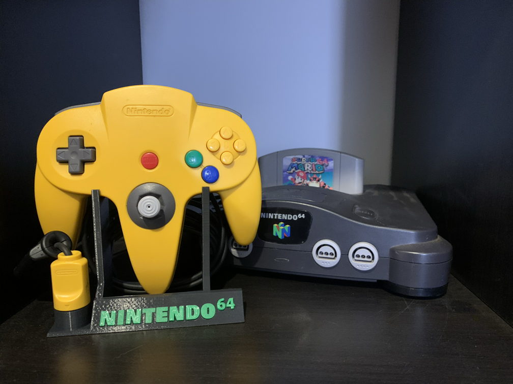 Soporte para mando de Nintendo 64 impreso en 3D・Cults