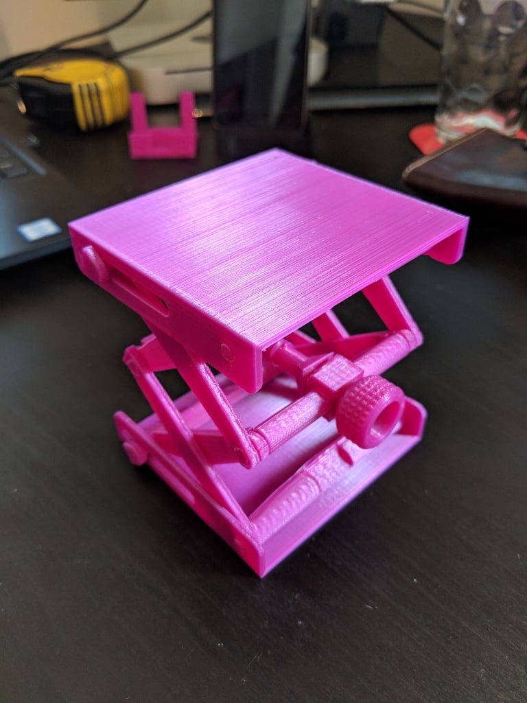 3D printable Platform Jack [Fully Assembled, No Supports]・Cults