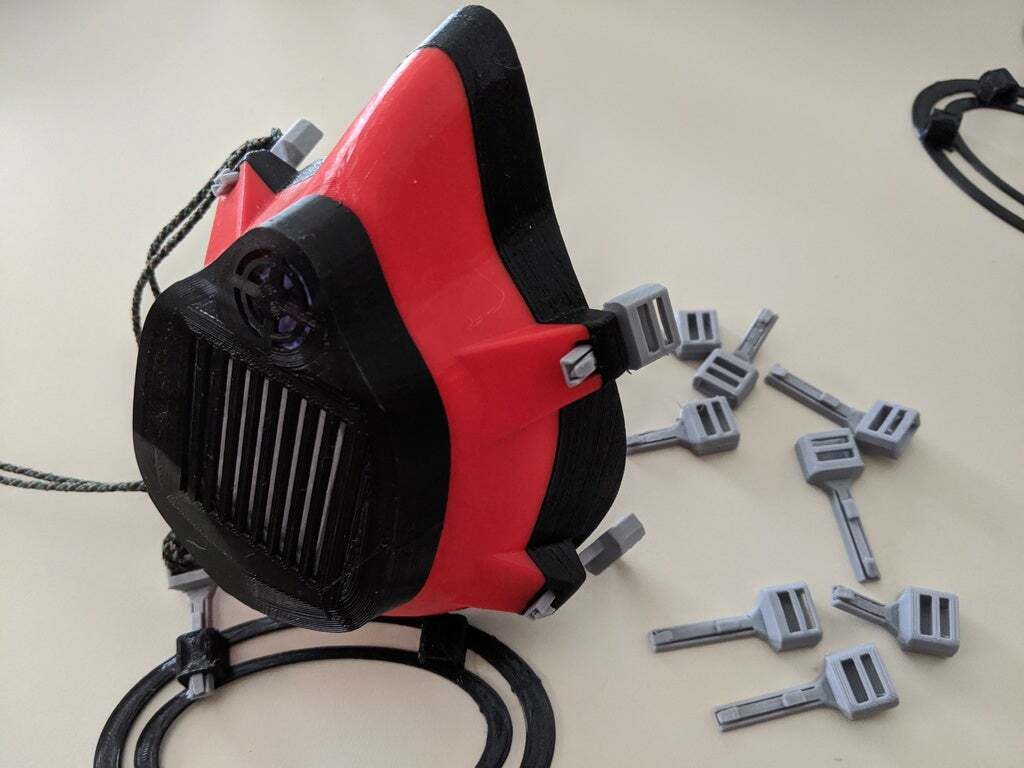 Free STL file Face Mask Fasteners 🔧 ・Template to download and 3D print ...