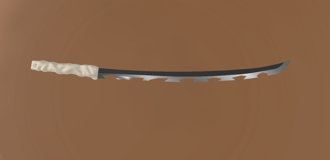 STL file Realistic Inosuke Sword, kimetsu no jaiba 🗡️ ・3D print object ...