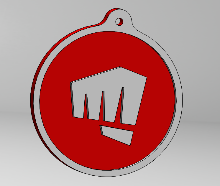 Free STL file riot games pendant 🎲・Design to download and 3D print・Cults