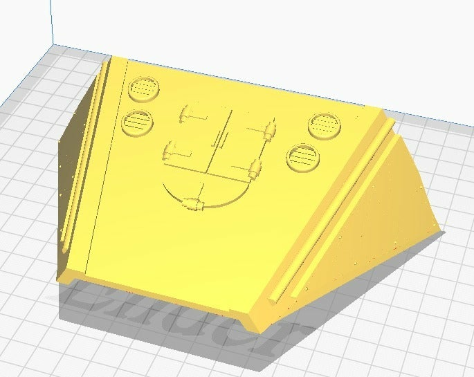 🎲 Lucius Reaver Carapace front - no logo・Free STL File for ・Cults