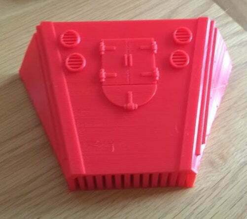 🎲 Lucius Reaver Carapace front - no logo・Free STL File for ・Cults