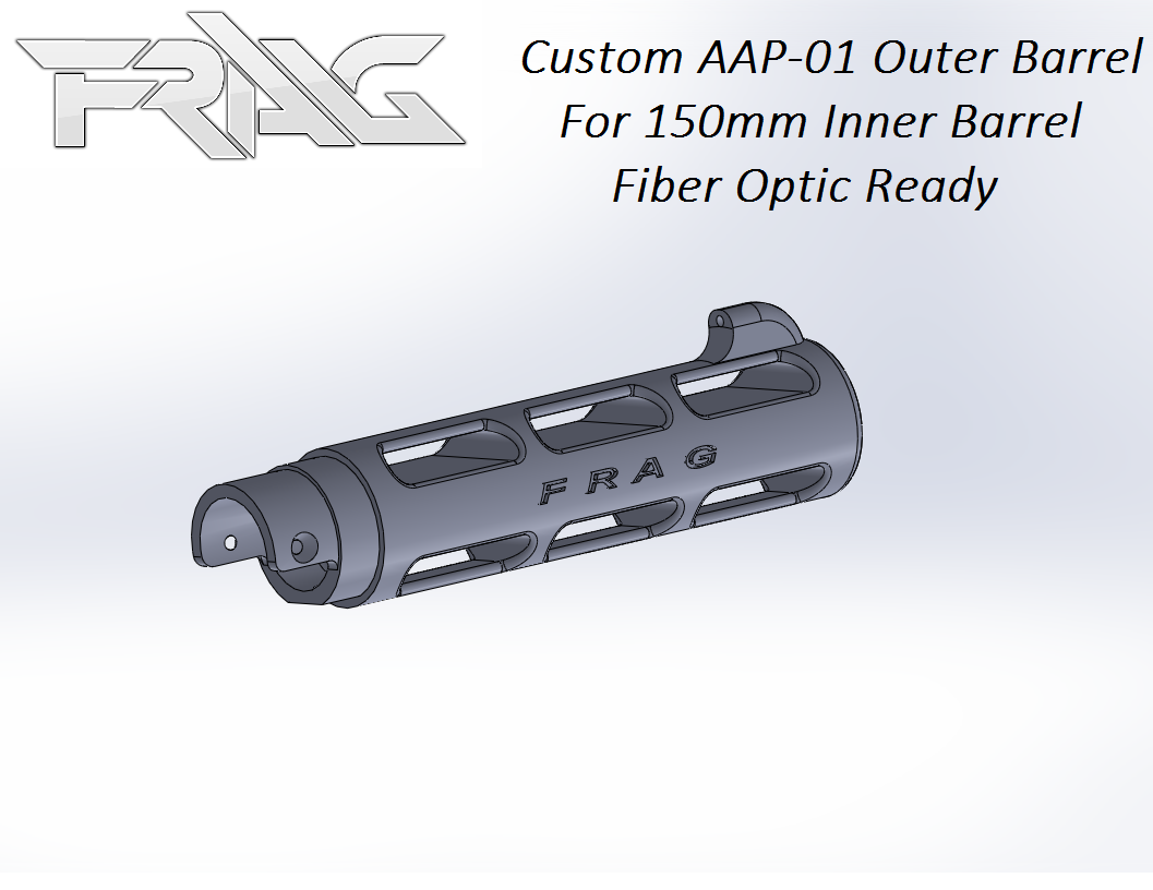 🔫 AAP-01 Outer barrel for 150mm inner barrel・Free STL File for 3D ...
