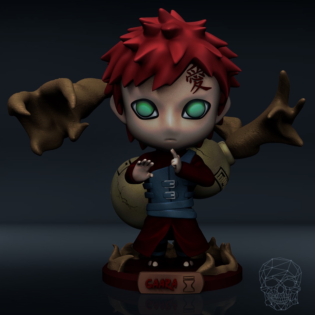 3D file Gaara Figure 🎨・3D printing design to download・Cults