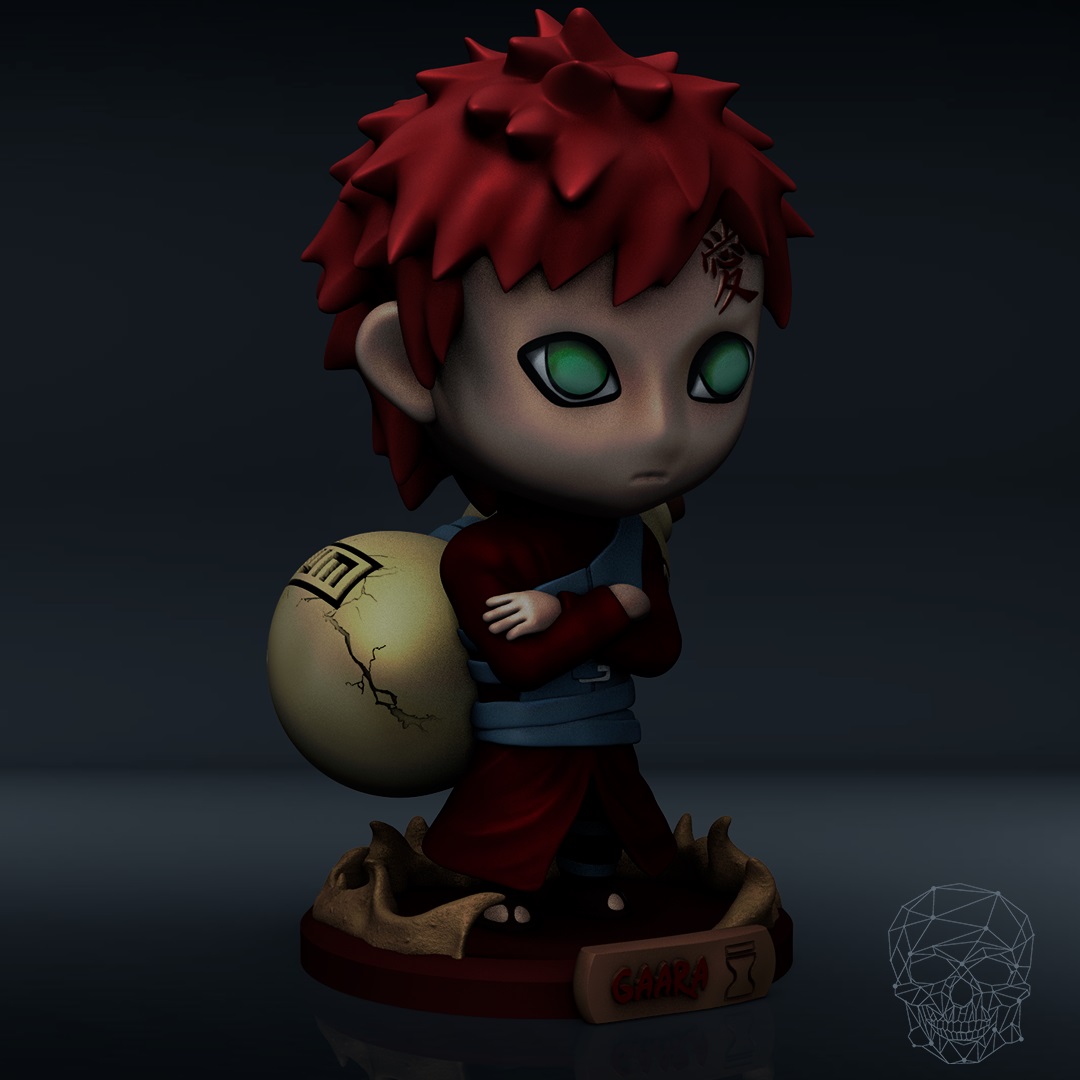 3D file Gaara Figure 🎨・3D printing design to download・Cults
