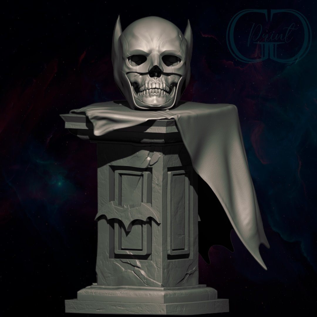 3D file Batman Skull 💀 ・3D printable model to download・Cults