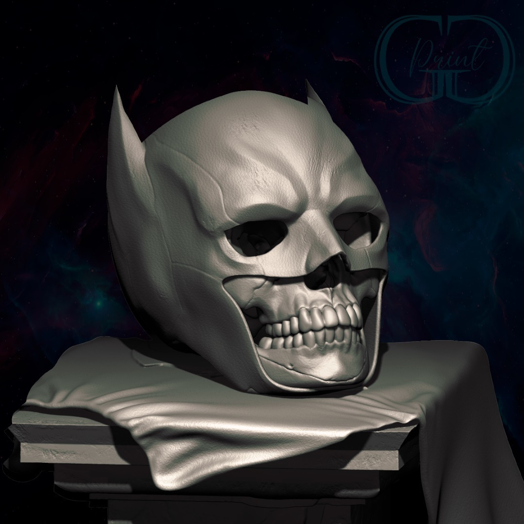3D file Batman Skull 💀 ・3D printable model to download・Cults