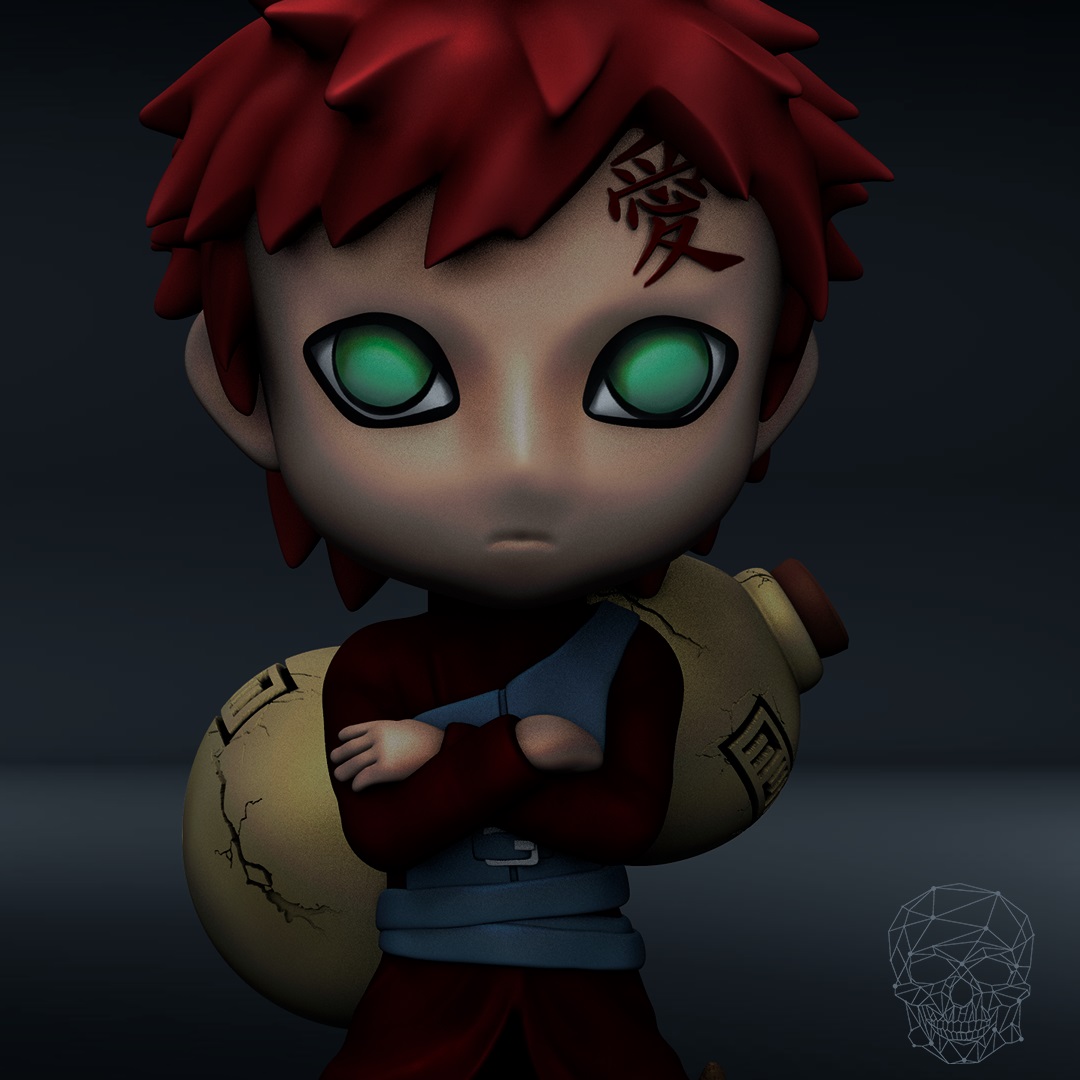 3D file Gaara Figure 🎨・3D printing design to download・Cults