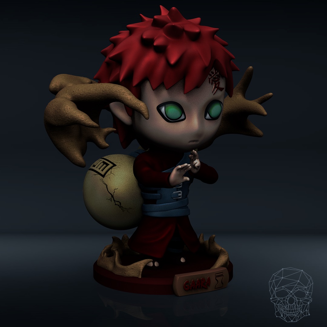 3D file Gaara Figure 🎨・3D printing design to download・Cults