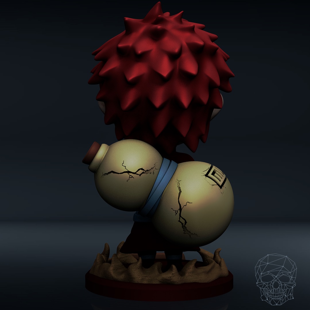 3D file Gaara Figure 🎨・3D printing design to download・Cults