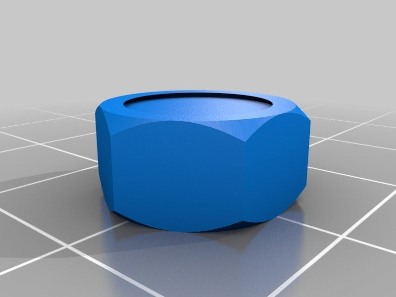 Free STL file reversed m9 nut 🔩 ・3D printer design to download・Cults