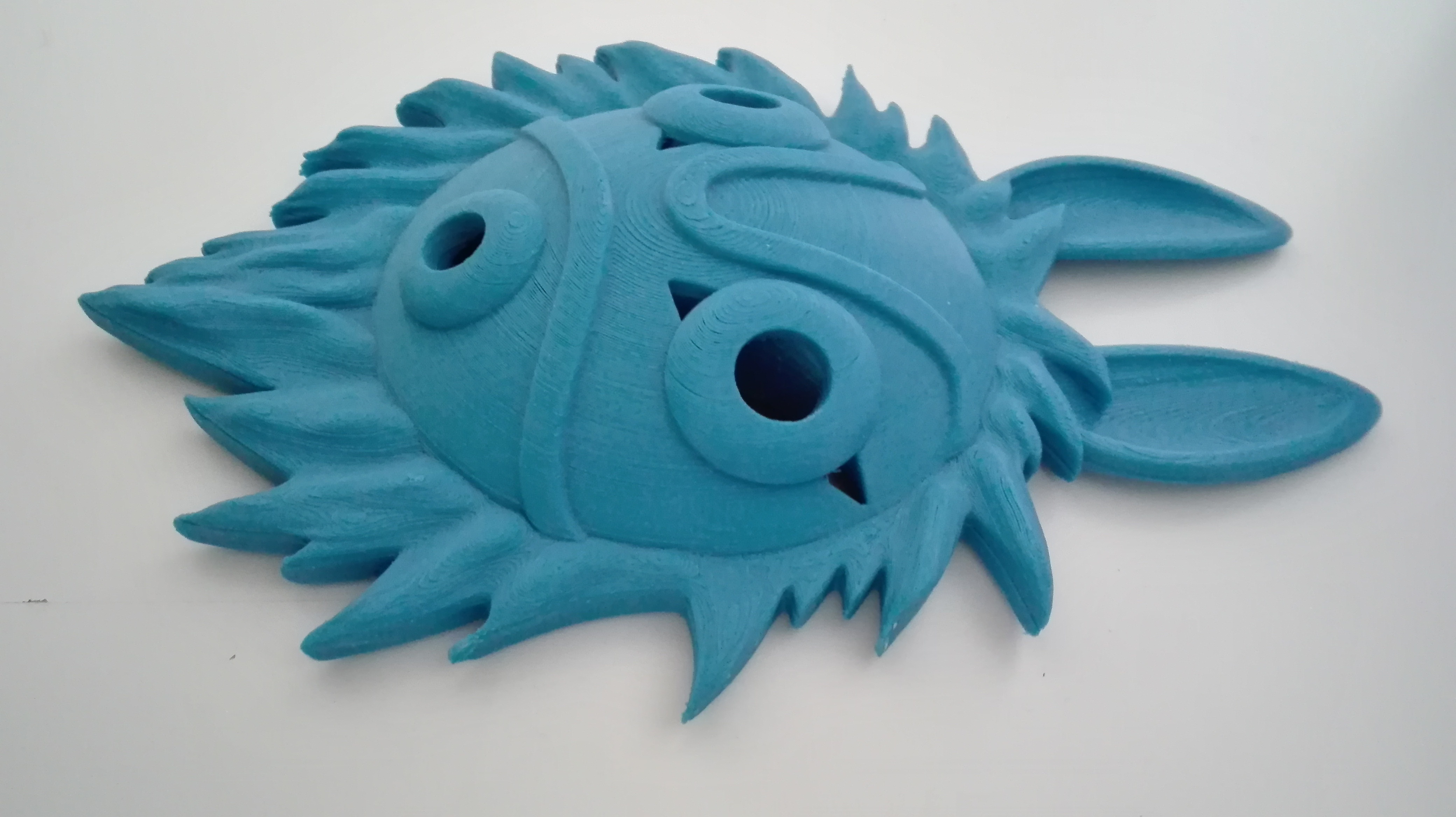 Free STL file Mononoke Princess mask 👸 ・3D printing idea to download・Cults