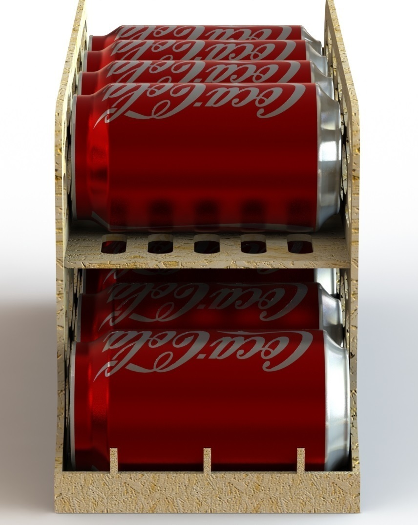 🥫 lasercu can coke dispenser・Free DWG File for ・Cults