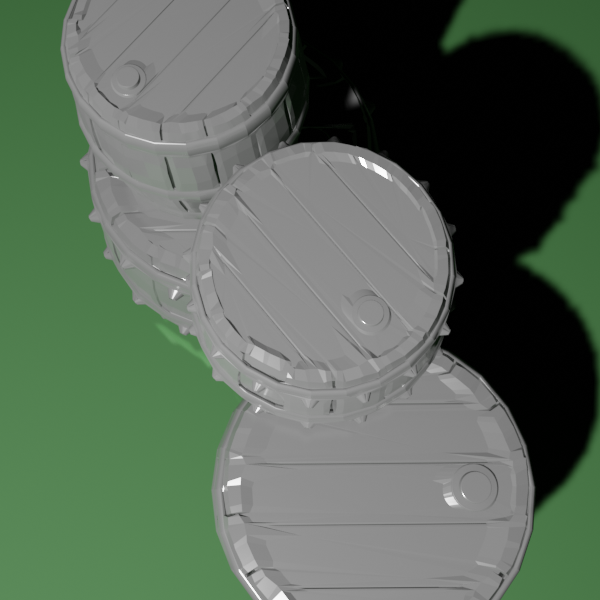 🎲 Barrels Tabletop RPG 28mm・Free STL File for ・Cults