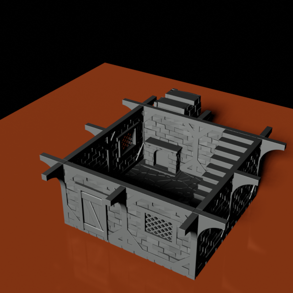 🏗️ 3 Floored Fantasy Building. 28MM TABLETOP RPG/WARGAMING!!!・ STL File ...