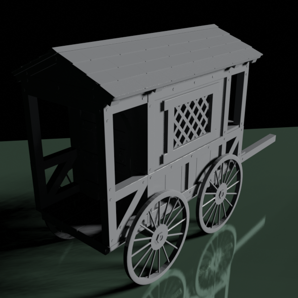 🛞 Fantasy RPG Wagon Set 28MM・ STL File for 3D printing・Cults