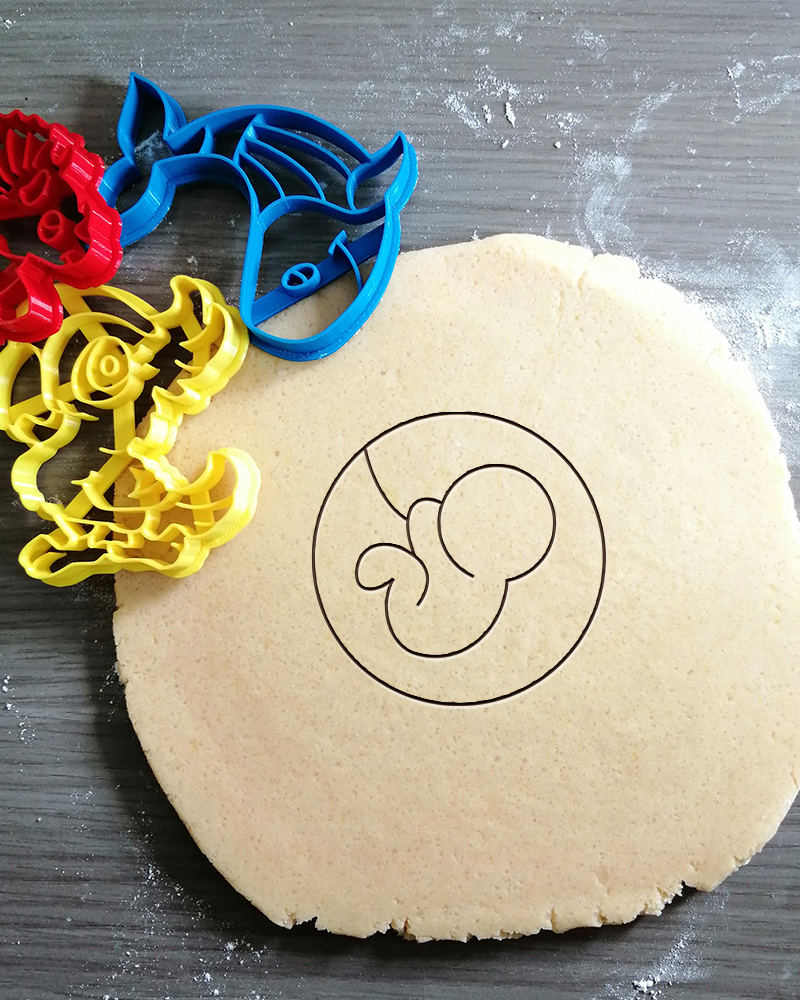 STL file Fetus Baby Cookie Cutter 👶 ・3D printable model to download・Cults