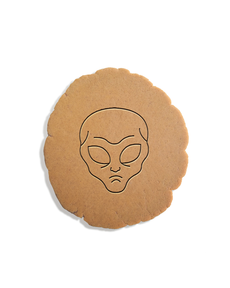 STL file Alien Head Cookie Cutter 👽 ・3D printer design to download・Cults