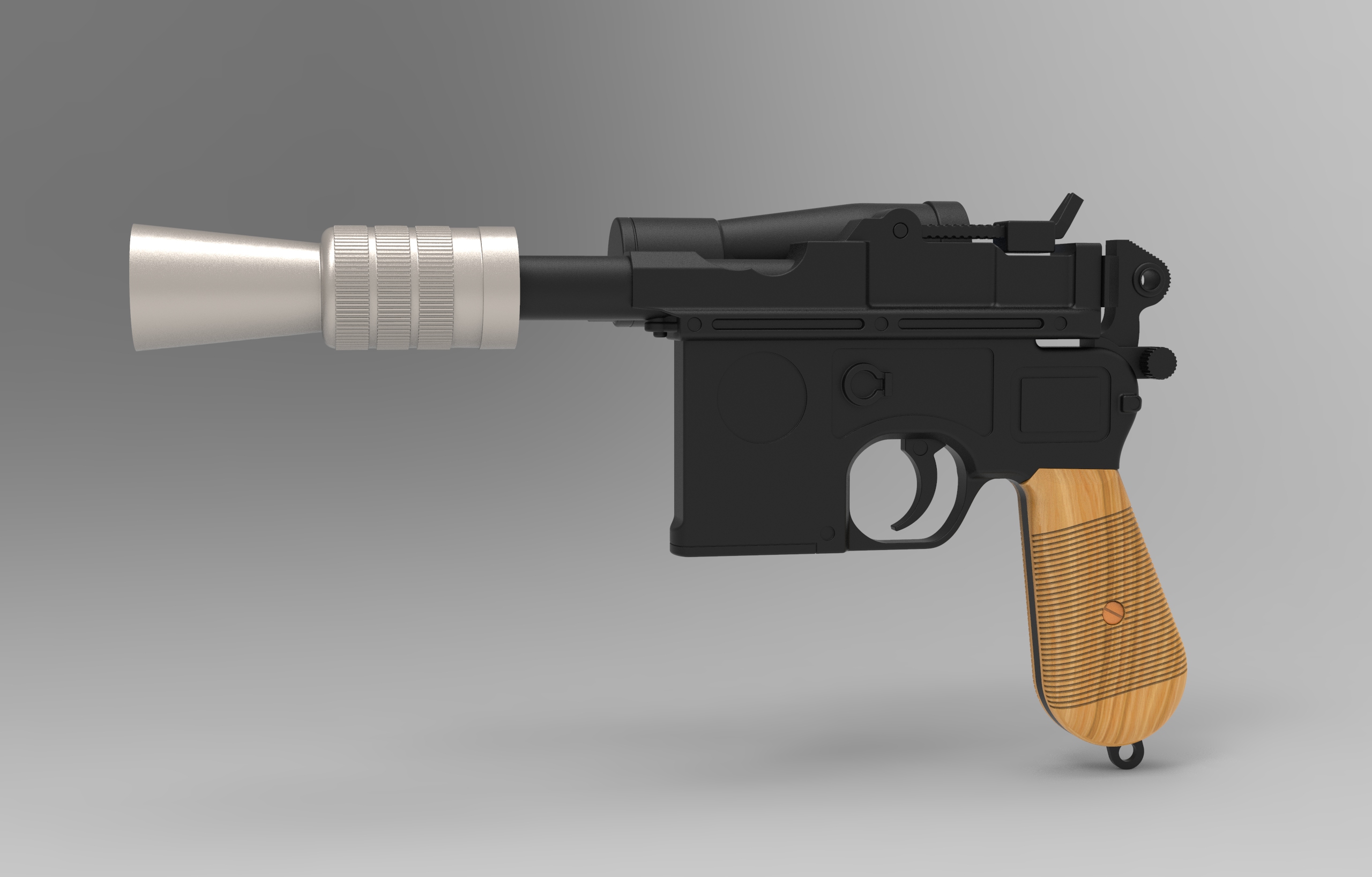 🔫 Lukes Blaster DL-44・ 3D File for ・Cults