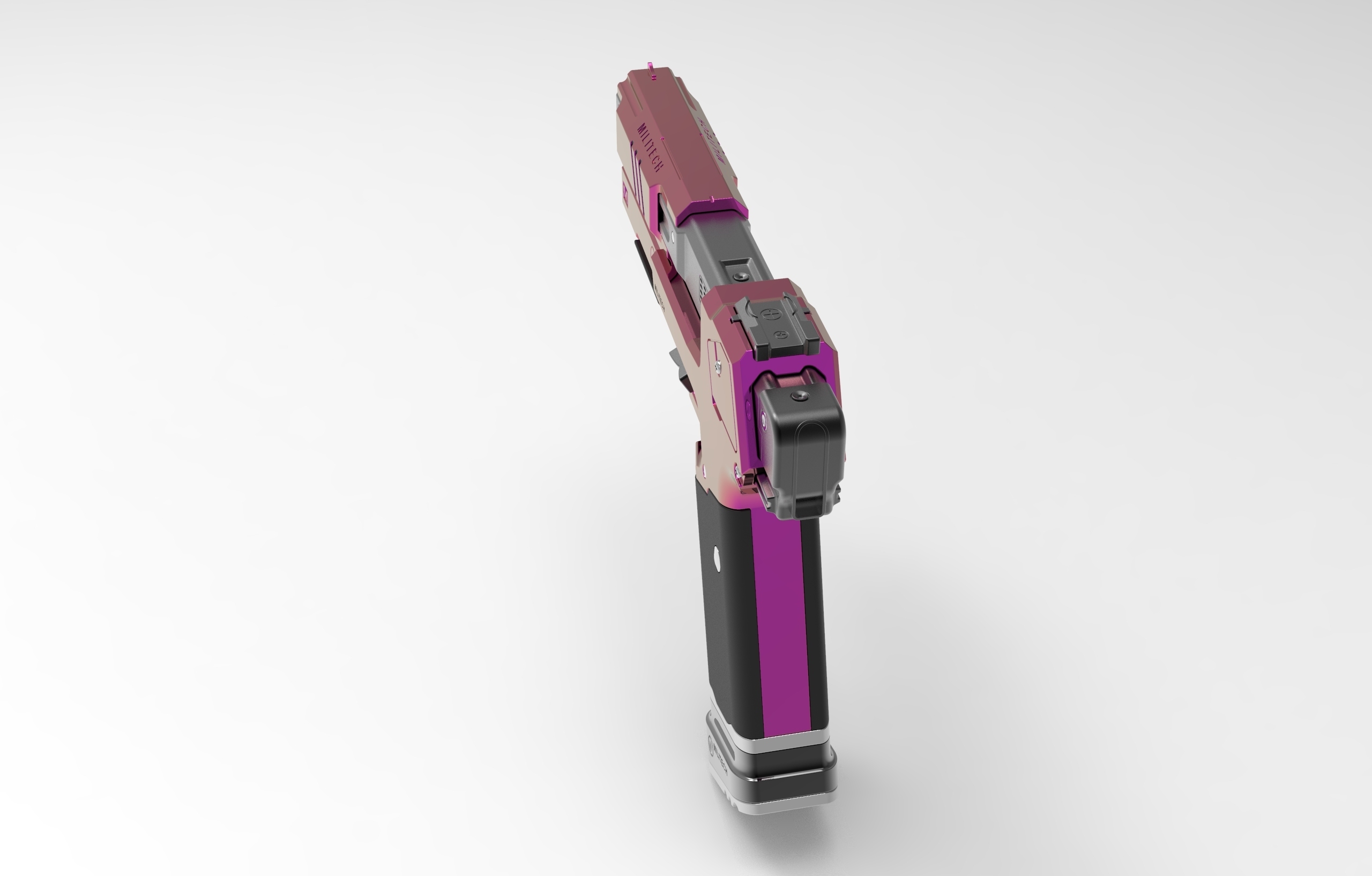 🔫 Militech M-76E Omaha・ STEP File for ・Cults