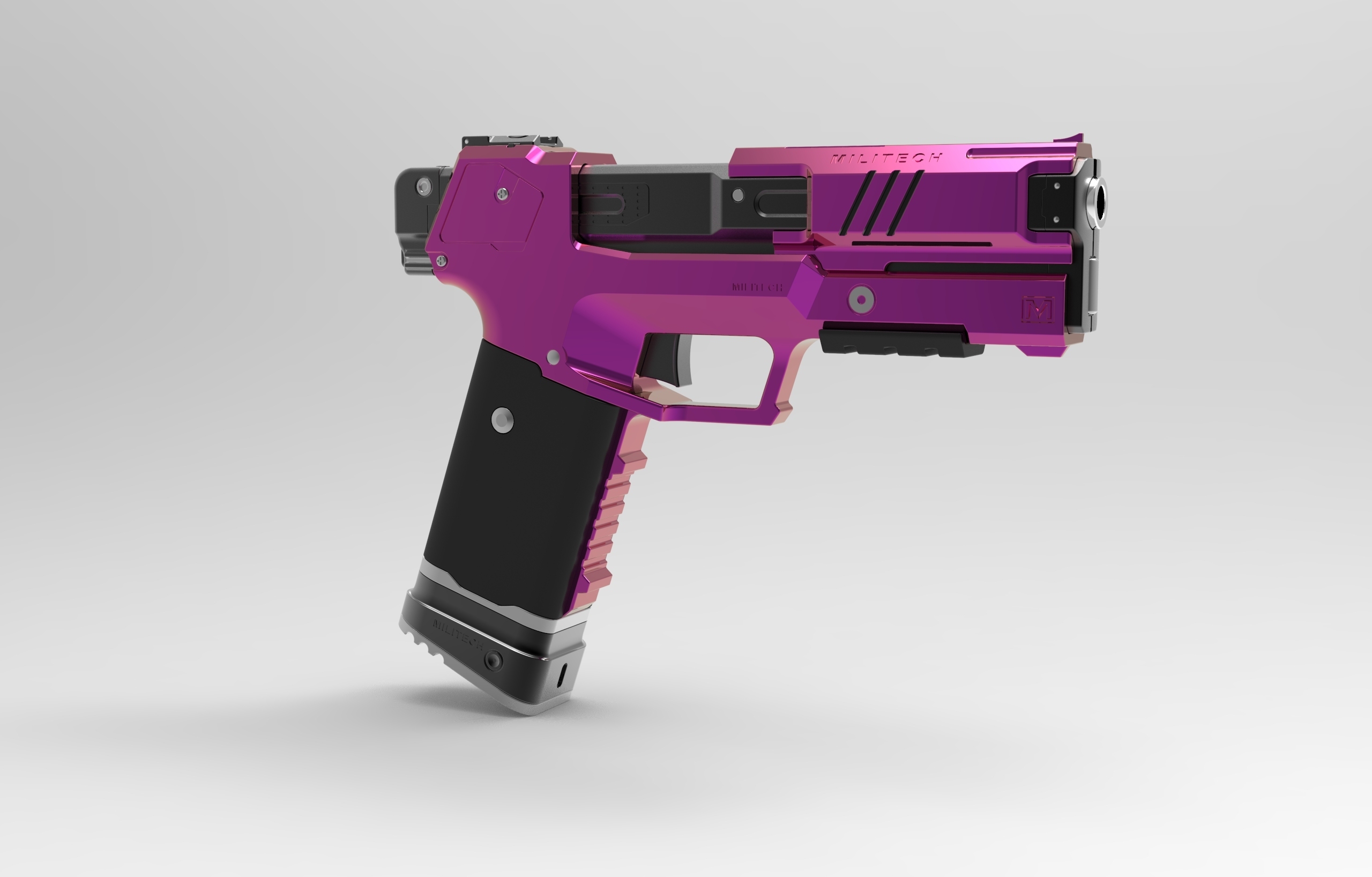 🔫 Militech M-76E Omaha・ STEP File for ・Cults