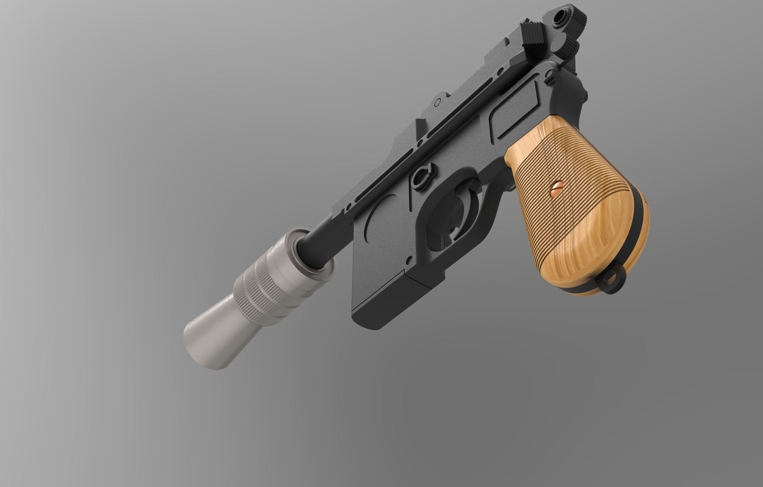 🔫 Lukes Blaster DL-44・ 3D File for ・Cults